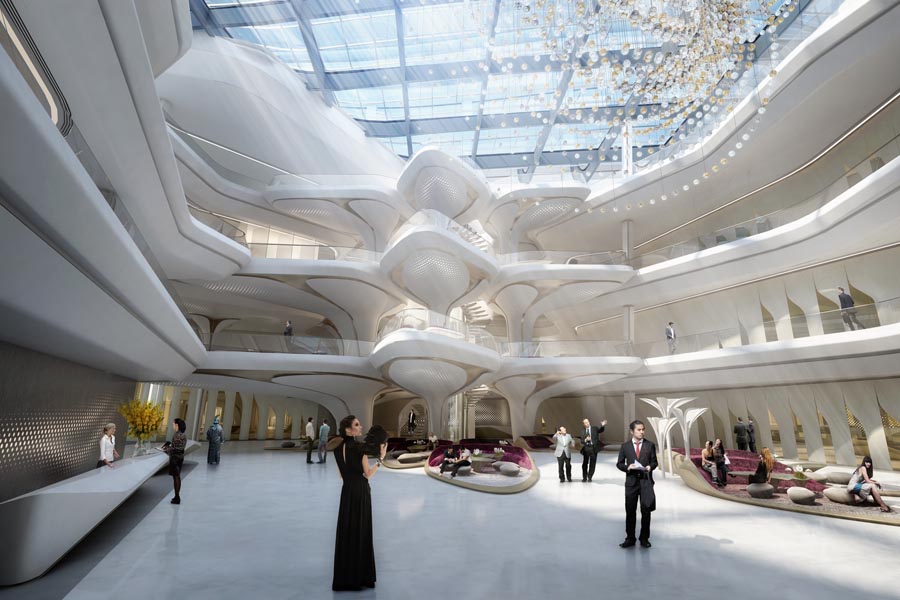 Opus Tower by Zaha Hadid Architects